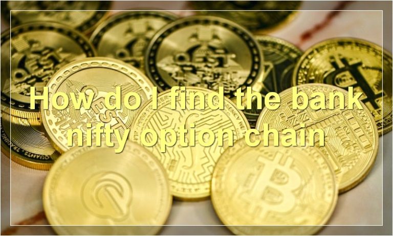 What Is The Difference Between A Bank Nifty Option Chain And A Regular ...