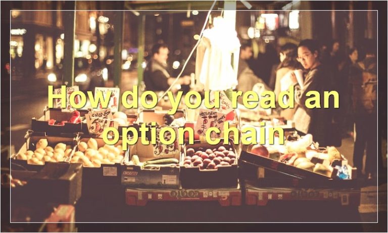 How To Read An Option Chain: A Beginner’s Guide - MoneyReadme.com