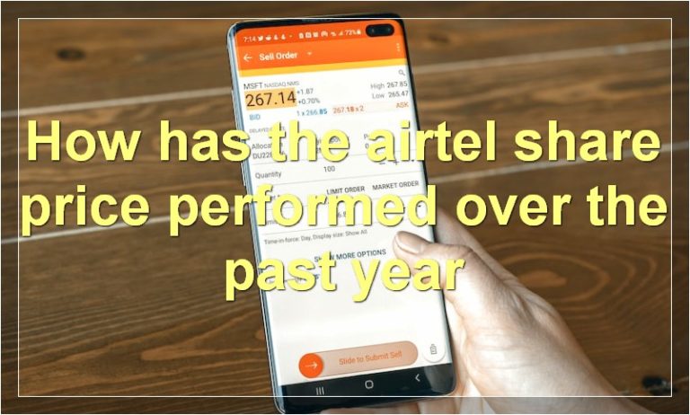 Airtel Share Price: Today, Past Year, Forecast, And Analysis ...