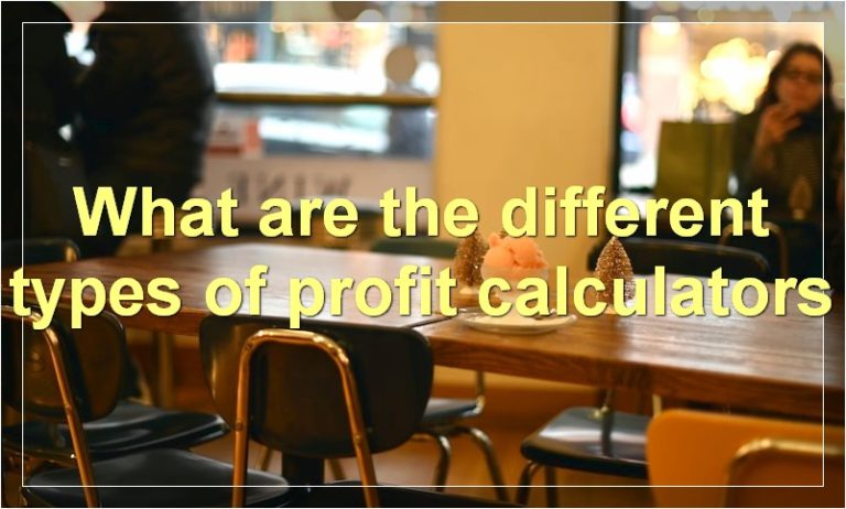 How To Use A Profit Calculator For Your Business - MoneyReadme.com