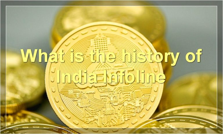 A Brief History Of India Infoline - MoneyReadme.com