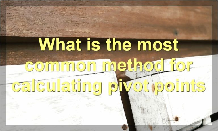 Pivot Points 101: The Basics - MoneyReadme.com