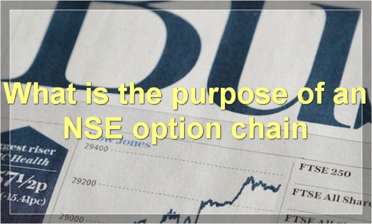 NSE Option Chain: Everything You Need To Know - MoneyReadme.com