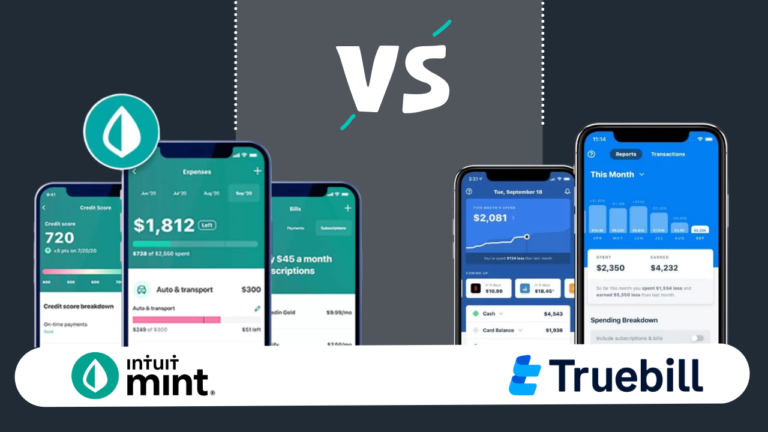 Truebill vs Mint [Complete Guide] - MoneyReadme.com